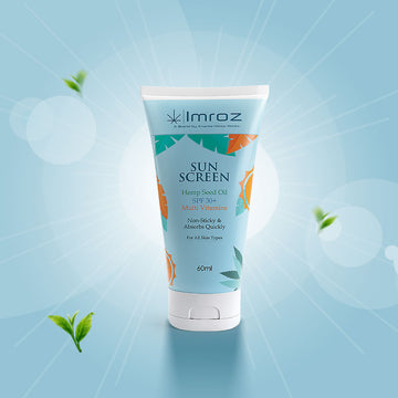 Sunscreen SPF 30+ with Hemp Seed Oil - Imroz Skin Care – Ananta Hemp Works